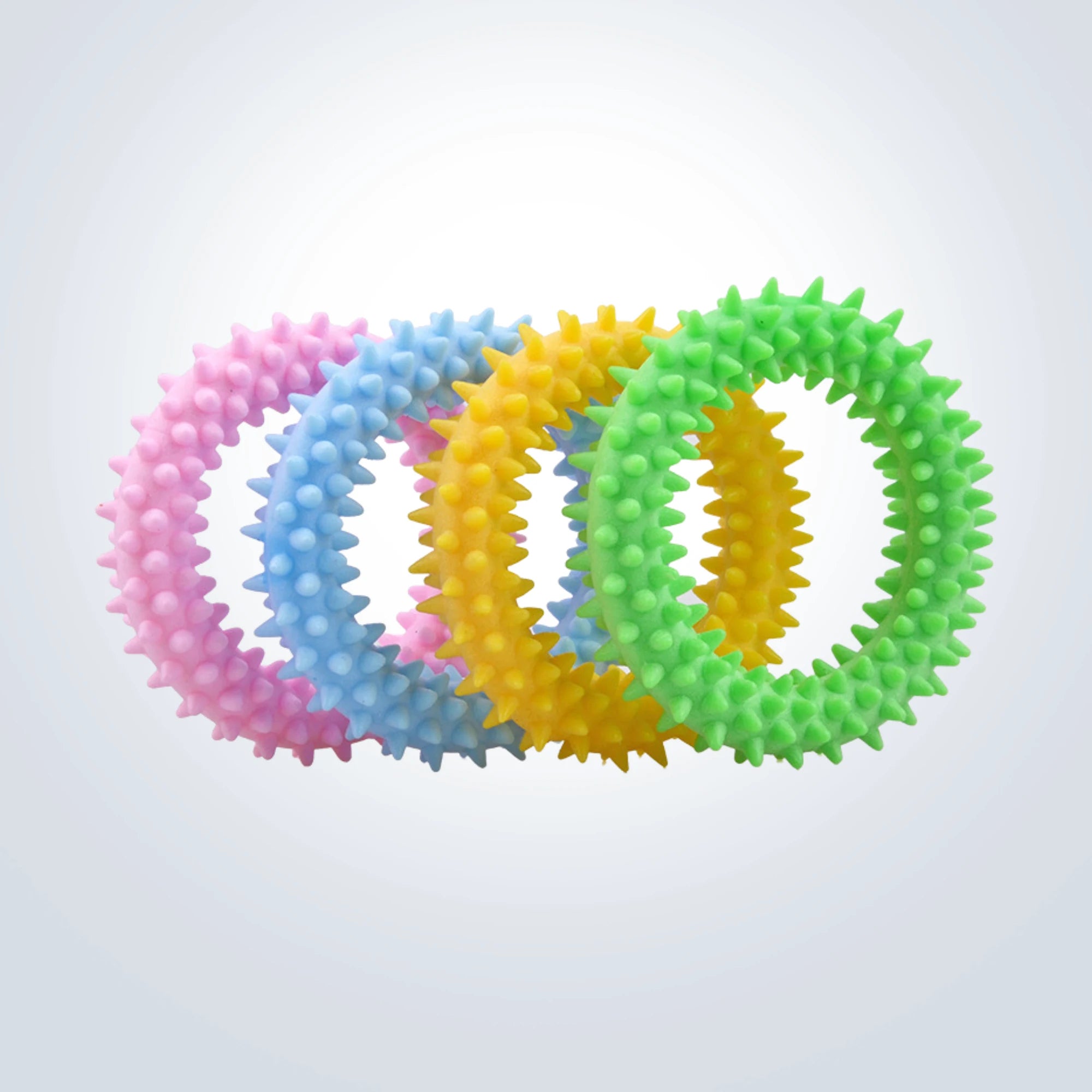 Textured Ring Dog Toy – Durable TPR Foam for Chewing, Tossing & Dental ...